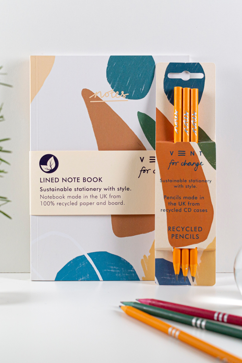 Make your stationery count with VENT for Change